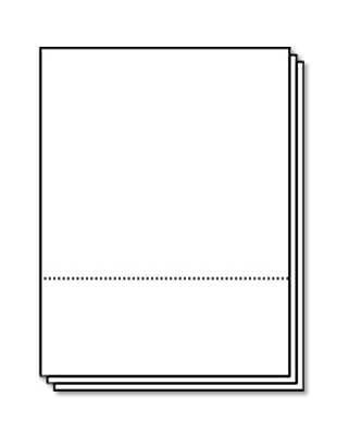 Horizontal Perforated Document Formats Paper | Specialty Papers & Supplies